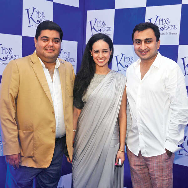 (L-R) Shelley Grover, Clara Abreu and Ajay Jain during the grand launch ...