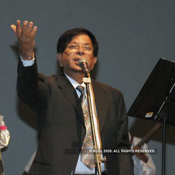 Suresh Raheja during a tribute concert to Mohd Raif, held at Siri Fort ...