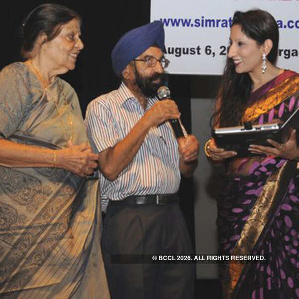 Shanti Hiranand, Amarjit Singh Kohli and Simrat Chhabra during a ...