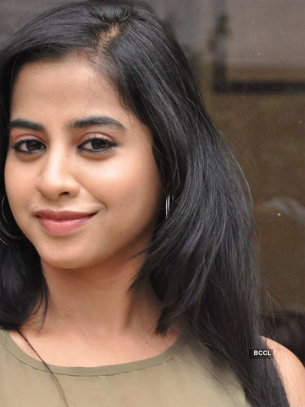 Swathi Deekshith looks beautiful during a photoshoot.