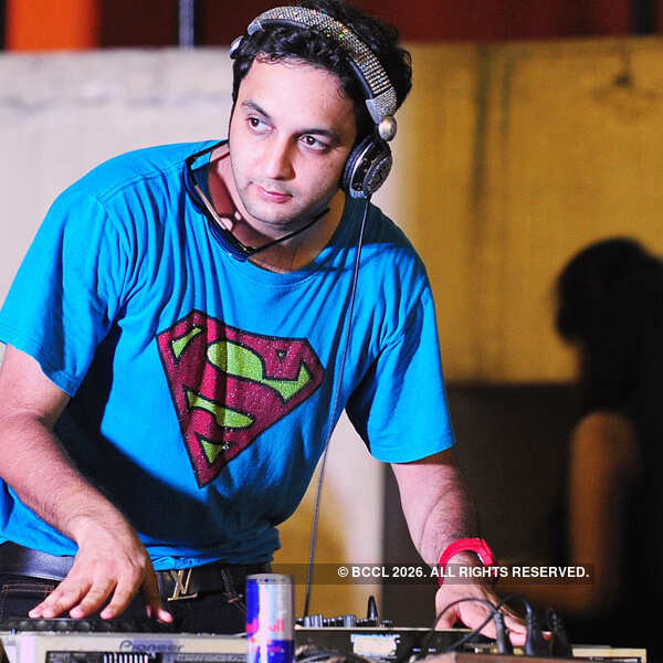 DJ Sumit Sethi during the Clean & Clear Delhi Times Fresh Face 2013 auditions, held at National ...