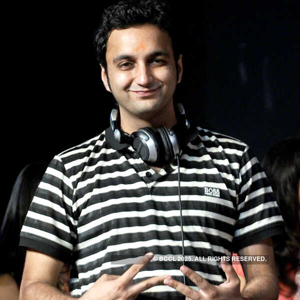 DJ Sumit Sethi during the Clean & Clear Delhi Times Fresh Face 2013 auditions, held Shyama ...