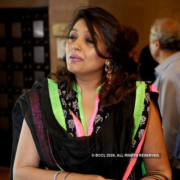 Shalini Kochhar during a calligraphy and photography exhibition, held ...