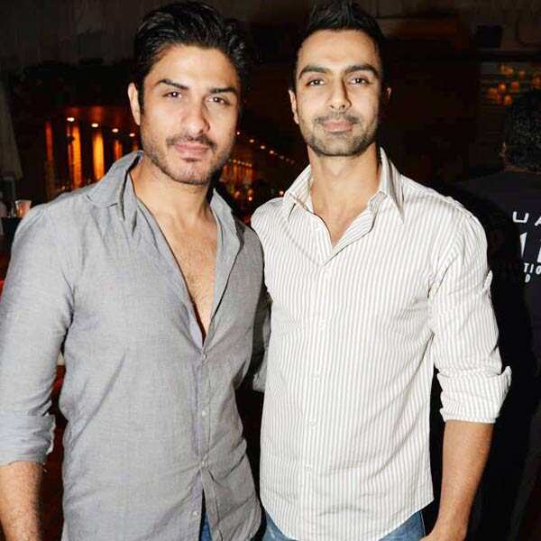 Vikas Bhalla and Ashmit Patel attend the birthday party of actress ...