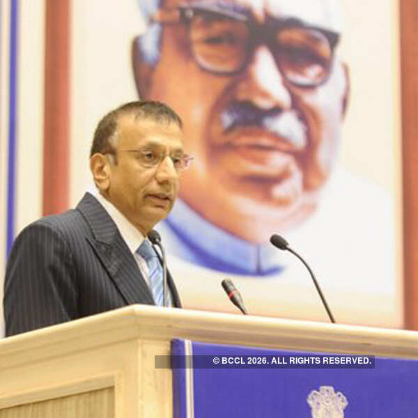 VN Dalmia during the sixth Babu Jagjivan Ram Memorial Lecture ...