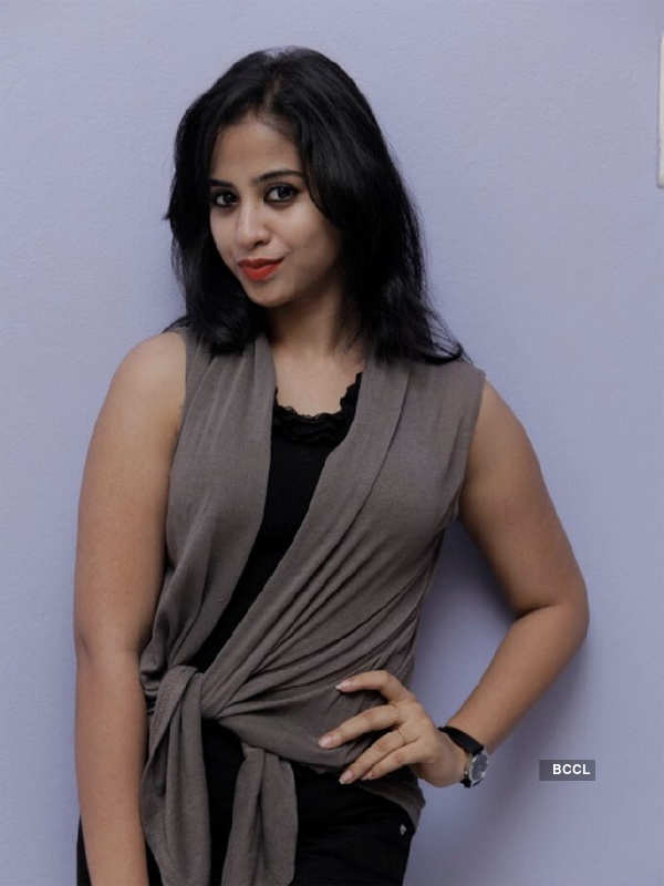 Swathi Deekshith looks beautiful as she poses during a photoshoot. Swathi Deekshith looks beautiful as she poses during a photoshoot.