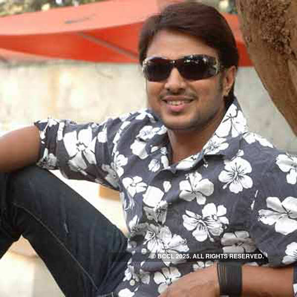 Tamil actor Raja strikes a pose during a photoshoot.