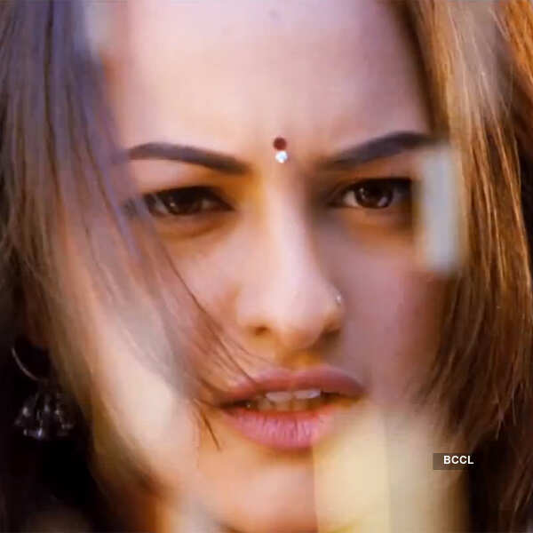Sonakshi Sinha in a still from the Bollywood film R...Rajkumar.