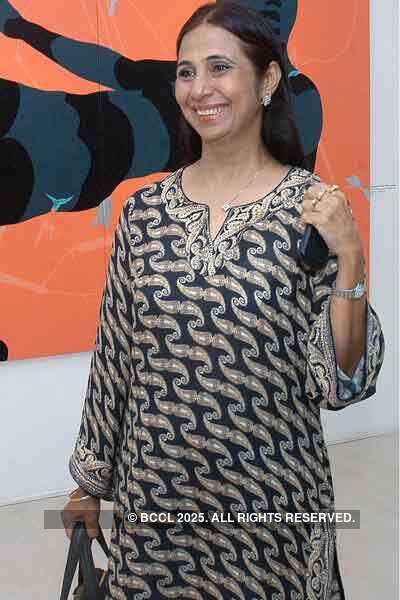 Sana at an exhibtion of Manil Gupta's works at Rohit Gandhi and Rahul ...