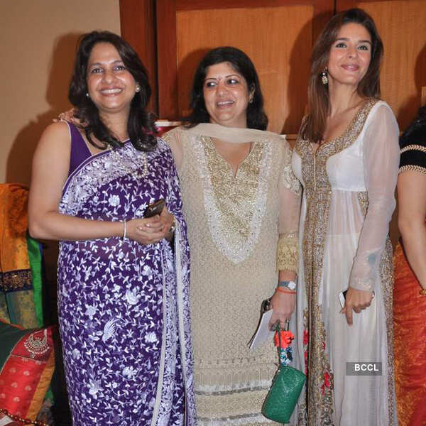 Sharvari Luth, Sharmila Raj Thackeray and Raageshwari during the launch ...