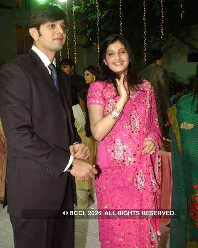 Vizarath Rasool Khan and Mehoob at Alam Khan's party in Hyderabad ...