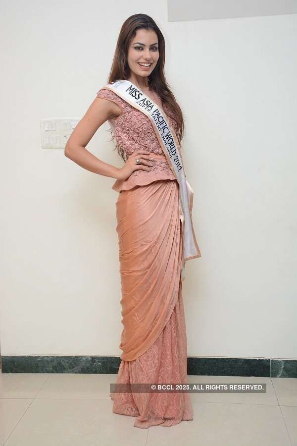 Miss Asia Pacific World Srishti Rana's homecoming