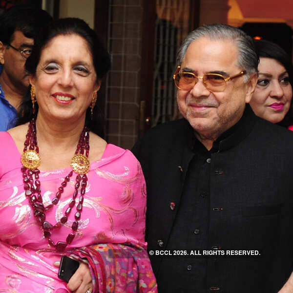 Monica and VC Burman during the launch of Delhi One, a project by Four ...