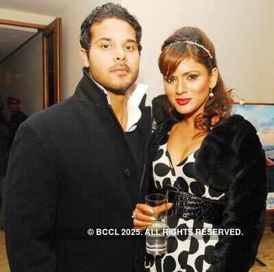 Raghav and Amanpreet pose for the cameras at the Shoot Talent Calender ...