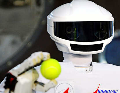 Russian 'astrobot' eyes space trip