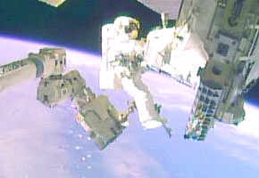 NASA astronauts repair ISS pump in rare spacewalk