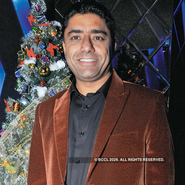 Suresh Kumar at a pre-New Year party, hosted by Third Eye, New Delhi.