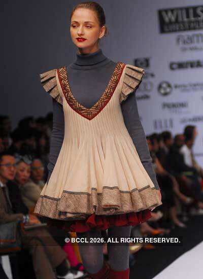 Shoot model Romil Srivastava displays an outfit from designer Ekta ...