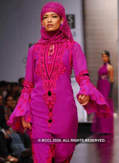 Krishna Somani displays outfit from Renu Tandon's fall/winter ...