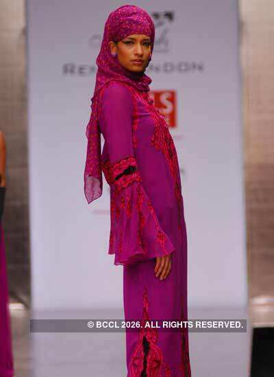 Krishna Somani displays outfit from Renu Tandon's fall/winter ...