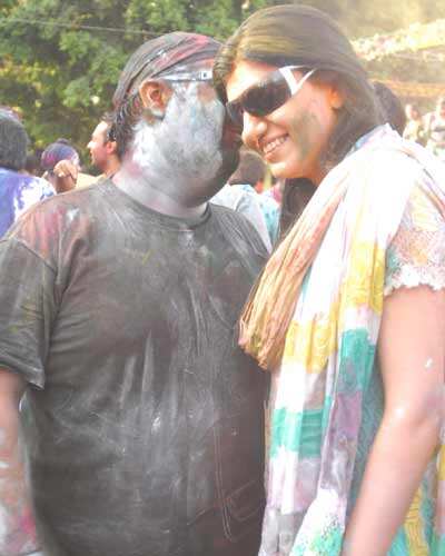 Guests at Vineet Jain's Holi party 2008 - Photogallery