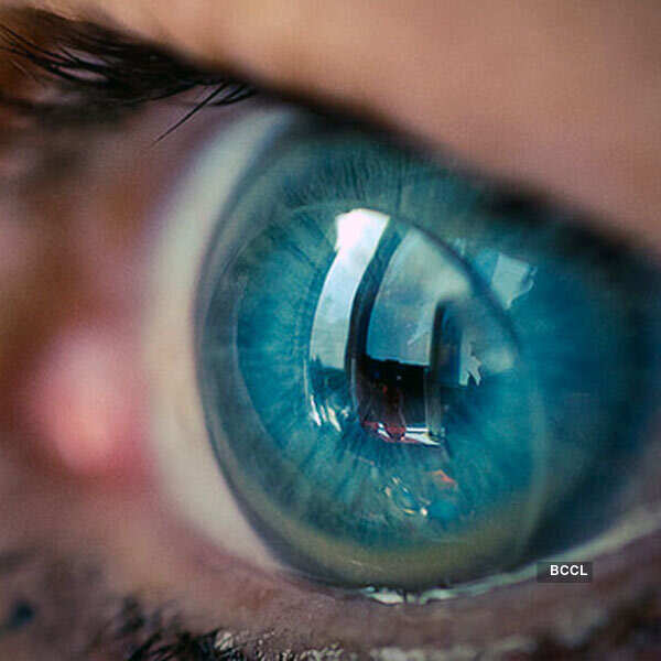 The current prototype of the contact lens can record the glucose level ...