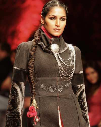 Tupur Chatterjee displays outfit from JJ Valaya's autumn/winter ...