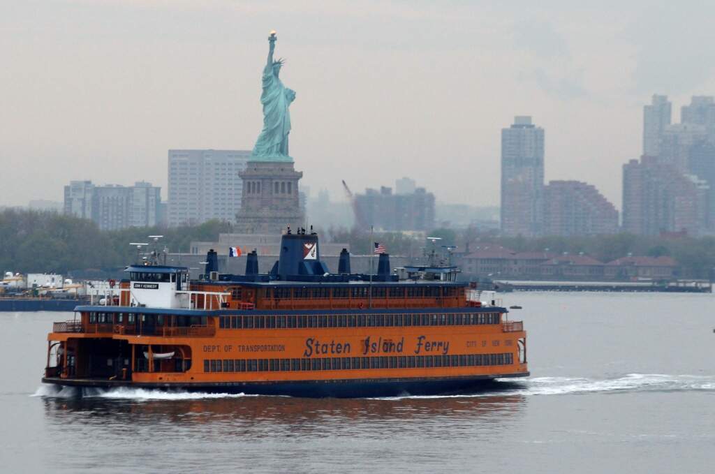 See the Statue of Liberty from the Staten Island Ferry, New York ...