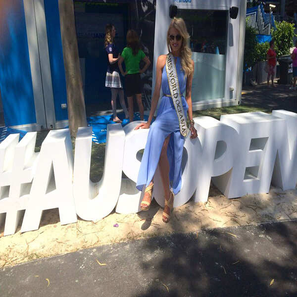 Miss World Oceania 2013 at Australian Open 2014