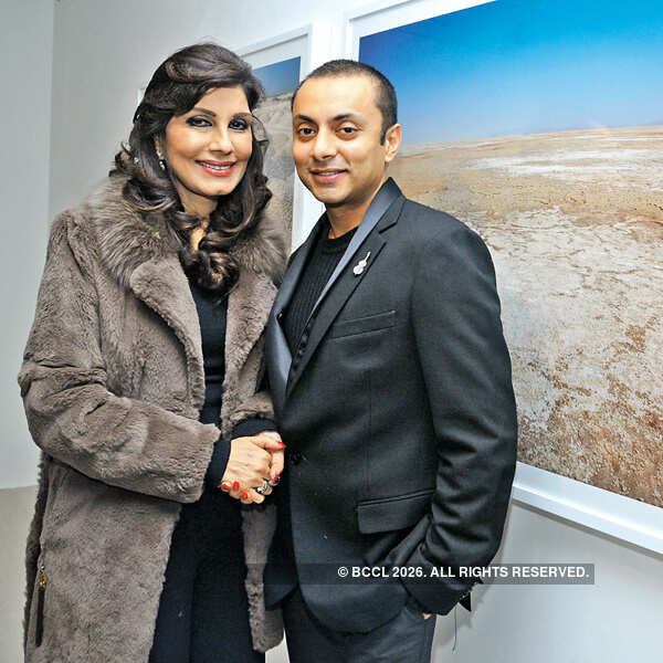 Devi Cherian and Vikrum Baidyanath at contemporary artist Gigi Scaria's ...