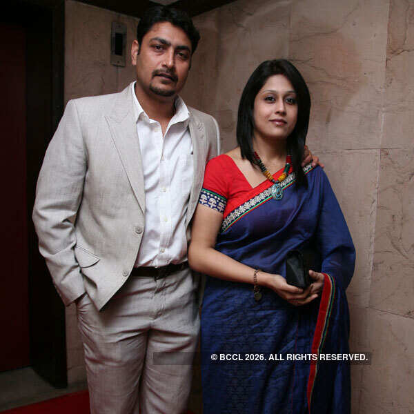 Deep Dasgupta and Amrita during a launch of sports tourism company held ...