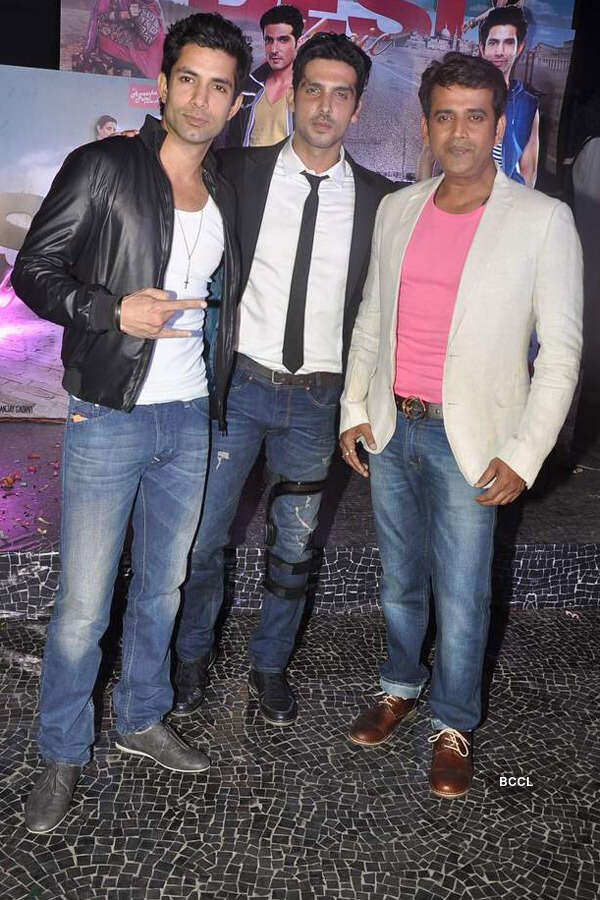 Sahil Shroff, Zayed Khan and Ravi Kisen at the completion party of the ...