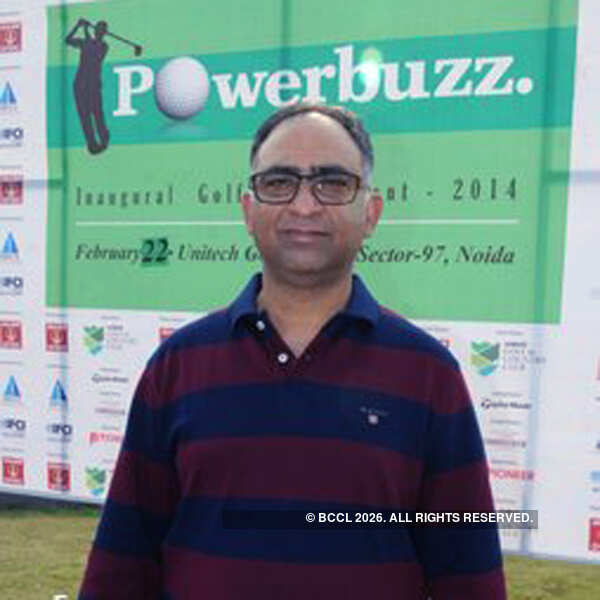Anjum Zaidi during a golf tournament at Unitech golf course, Noida.