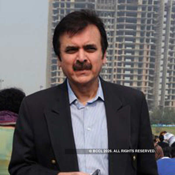 Salman Ali Khan during a golf tournament at Unitech golf course, Noida.