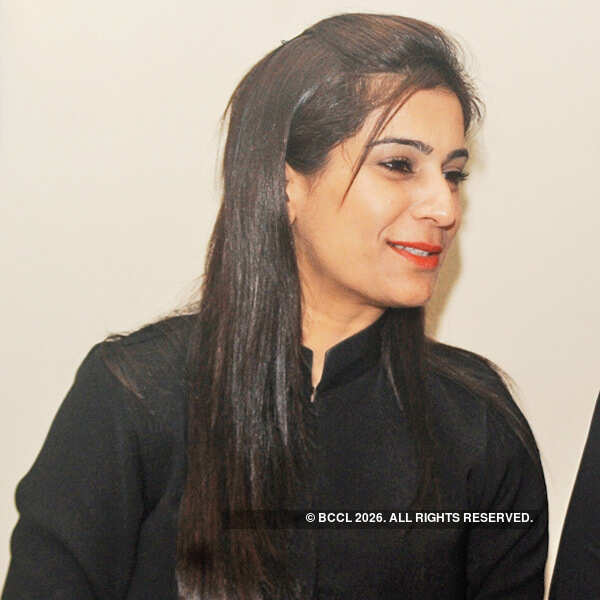 Deepika Bhalla during a party to celebrate the success of Indian ...