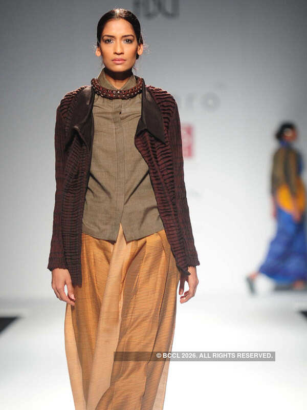 Krishna Somani showcases a creation by designer Gaurav Jai Gupta on Day ...