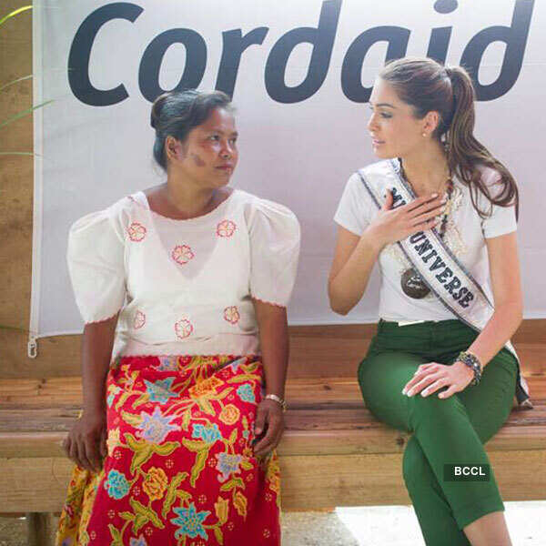 Miss Universe Gabriela Isler's Cordaid Fund Mission