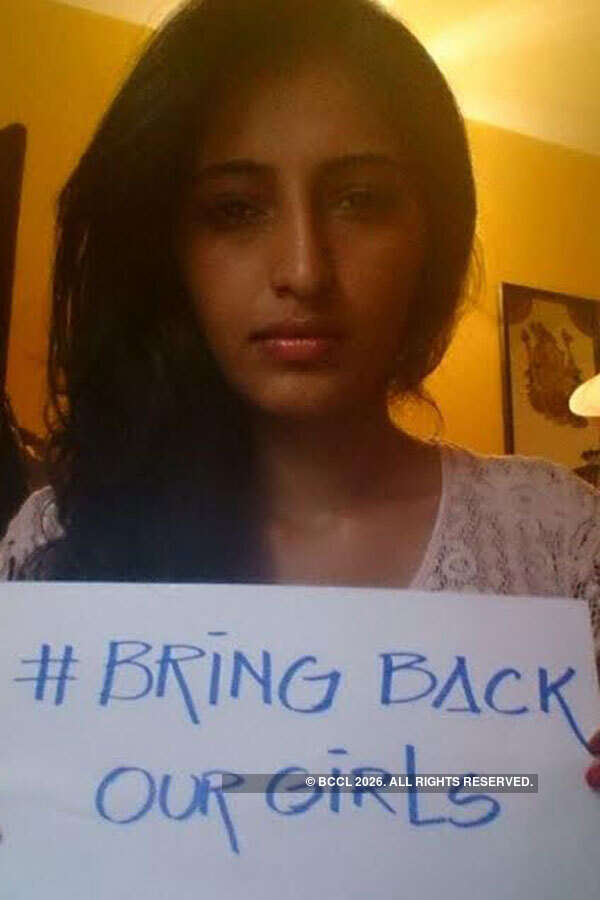 Beauty queens support 'Bring Back Our Girls' campaign