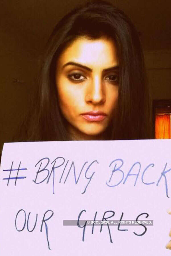 Beauty queens support 'Bring Back Our Girls' campaign