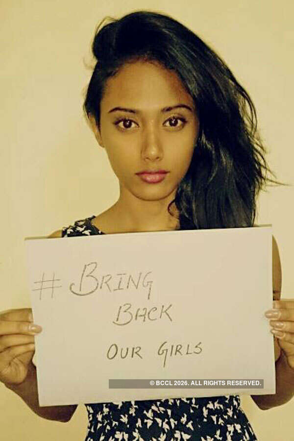 Beauty queens support 'Bring Back Our Girls' campaign
