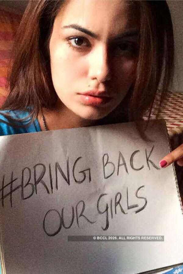Beauty queens support 'Bring Back Our Girls' campaign