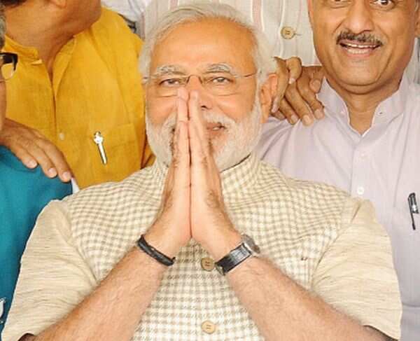 Narendra Modi makes victory speech in Vadodara