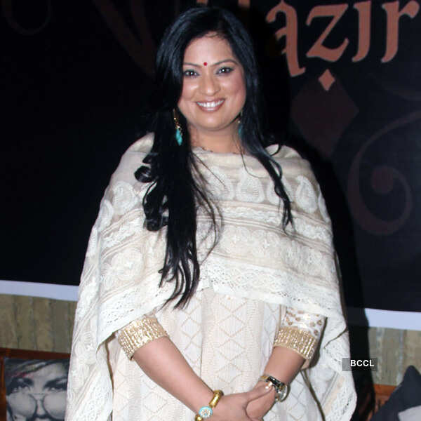 Richa Sharma smiles as she arrives for the launch of Hariharan and ...