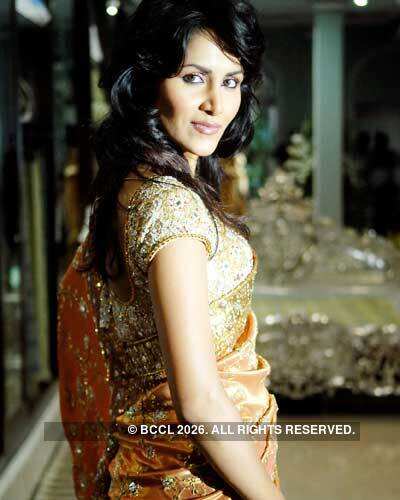 Tapur Chatterjee showcases a creation from designer Adarsh Gill's Fall ...