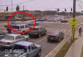 Dramatic accident caught on camera