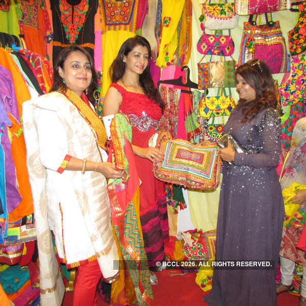 Jimmy Nanda checks a bag from the collection.