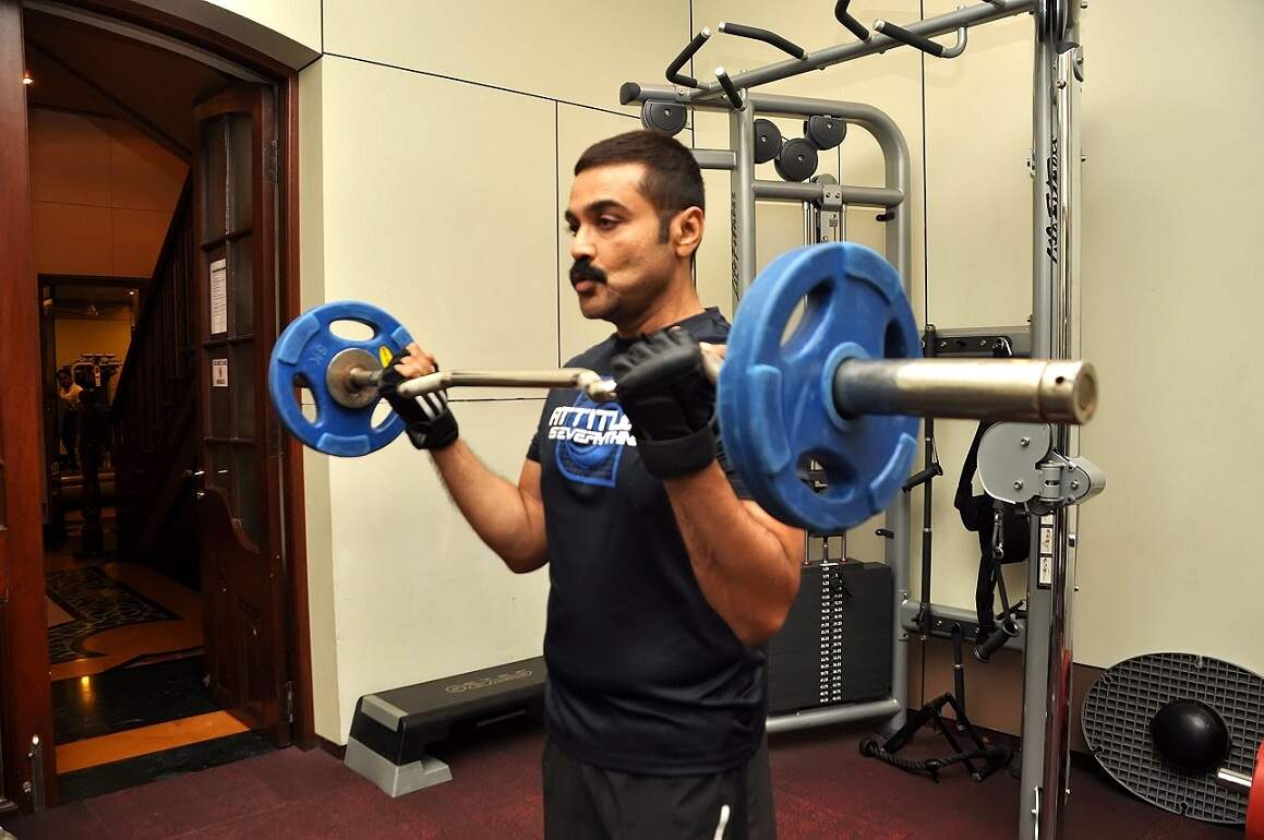 In Pics: Prosenjit Chatterjee's workout regimen