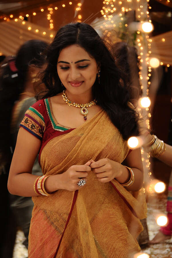 Srushti Dange in a still from the movie Megha.