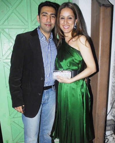 Guests at Nisha Jamwal's party at Olive Bar, 'Mahalaxmi', Mumbai ...