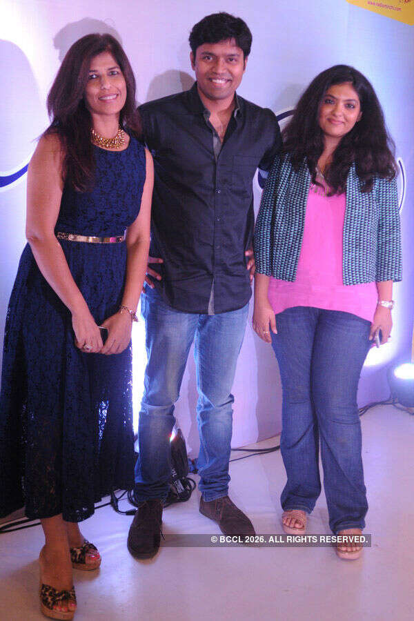 Seema Singh, RJ Rahul and Priyanka Rajeev during the auditions ...
